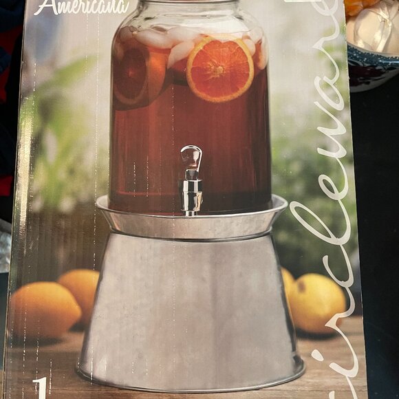 americana | Dining | Circleware Americana Beverage Dispenser Dual ...